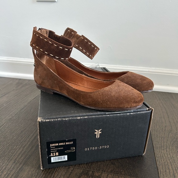 Frye | Shoes | Frye Carson Ankle Ballet Flat | Poshmark